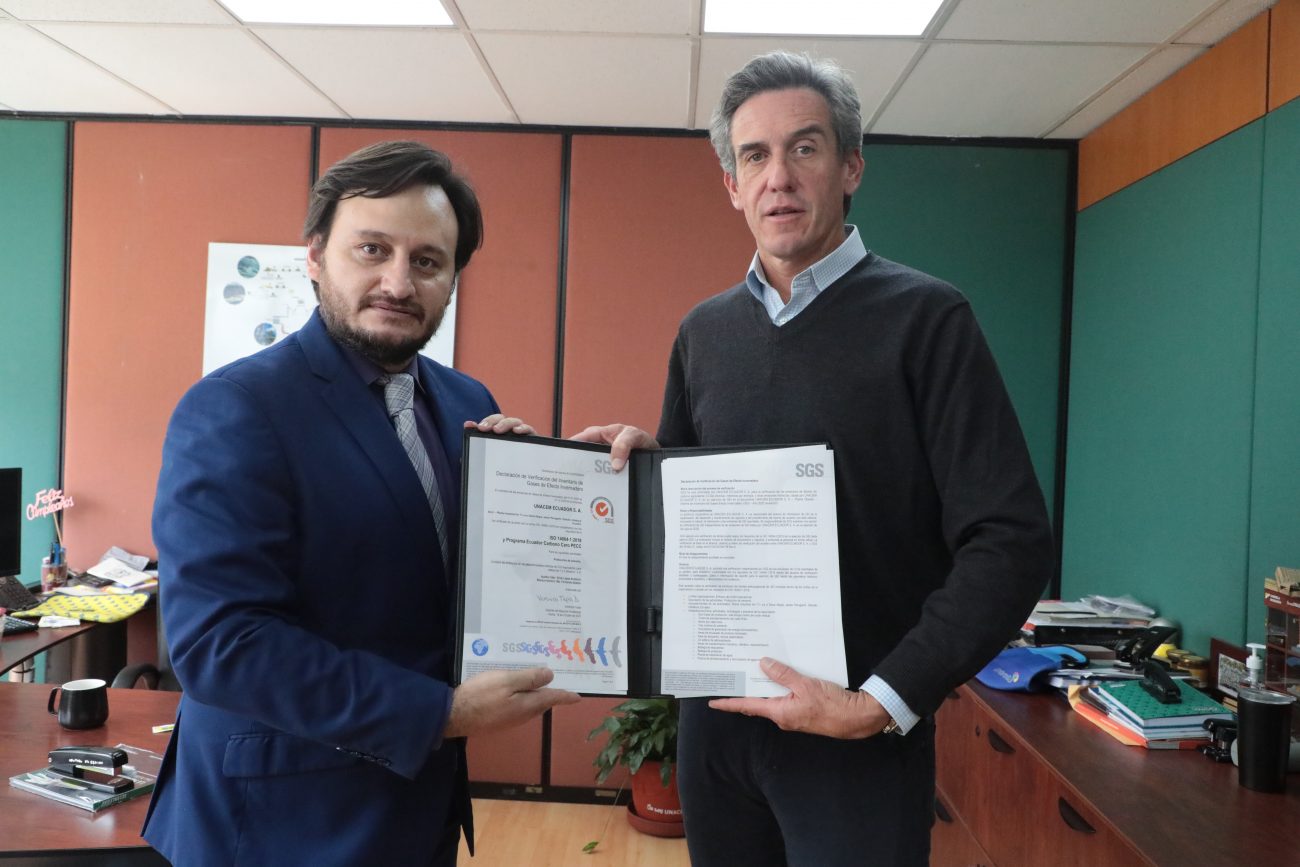 UNACEM ECUADOR, PRIMERA CEMENTERA DEL PAÍS EN LOGRAR EL DISTINTIVO ...